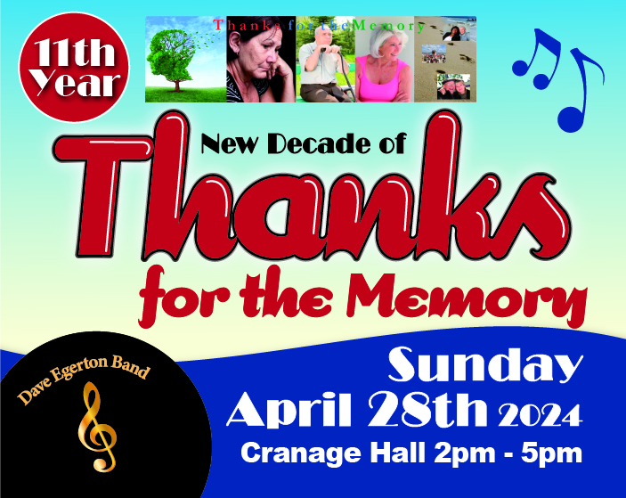 Thanks for the Memory 28th April - our 11th year! - Thanks for the ...